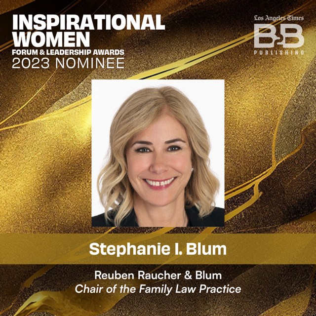 Stephanie Blum Nominated for Inspirational Women Forum and Leadership ...